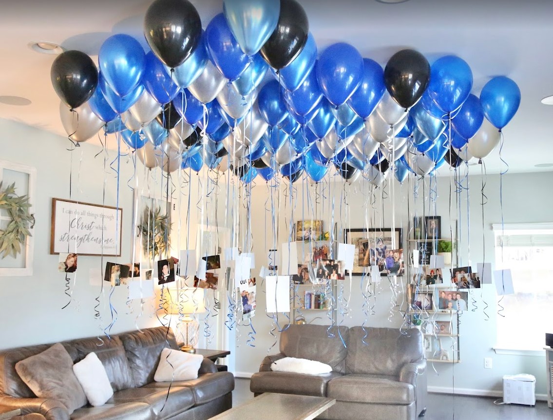Balloon Ceiling Décor in New Jersey - NJ Balloon Decorator